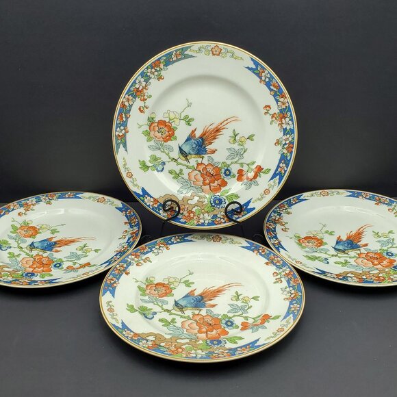 Wood & Sons | Dining | Wood Sons Bird Of Paradise Luncheon Plates Wood ...